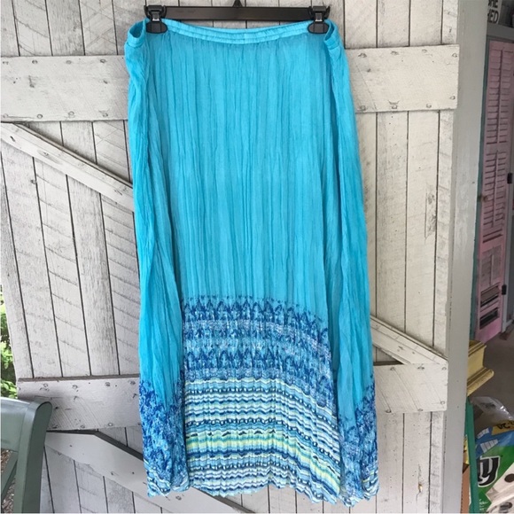 Cato | Skirts | Cato Blue Maxi Skirt | Poshmark